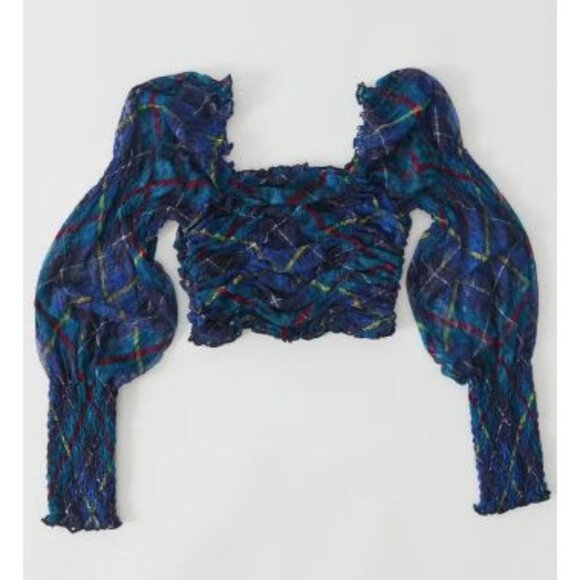 Urban Outfitters | Tops | Nwt Urban Outfitters Korina Lace Puff Sleeve ...